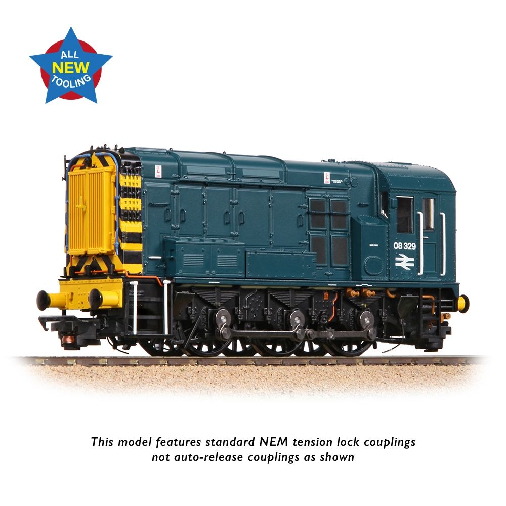 Bachmann Europe plc - Class 08 08329 BR Blue (Wasp Stripes)